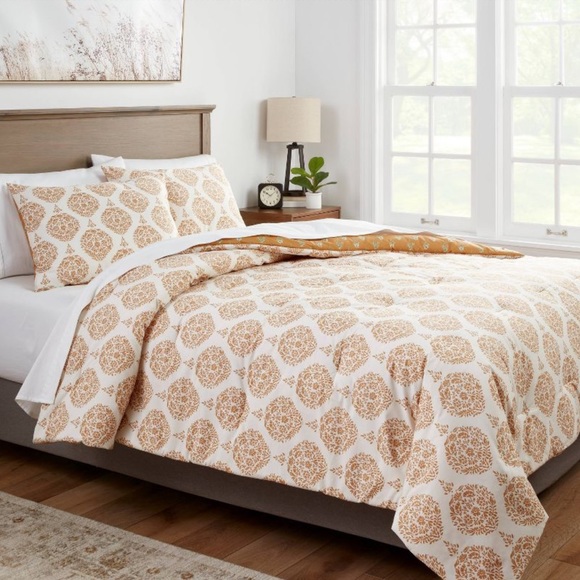 Threshold | Bedding | Fullqueen Medallion Comforter Sham Set Offwhite ...